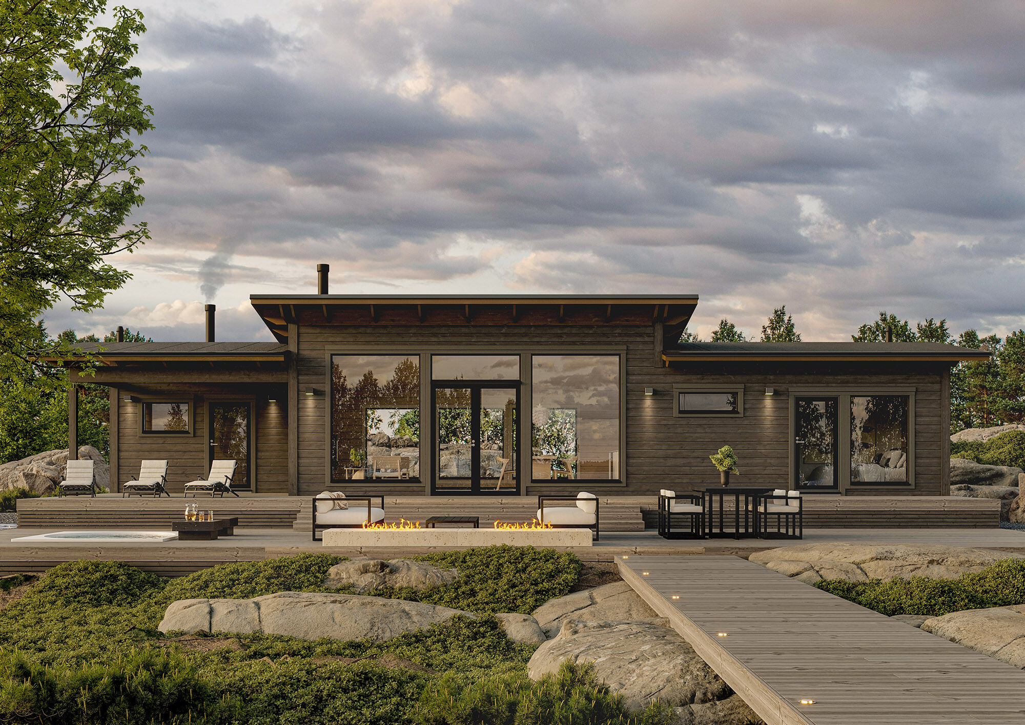 Sinitaivas 81 - Log cabin / Kontio